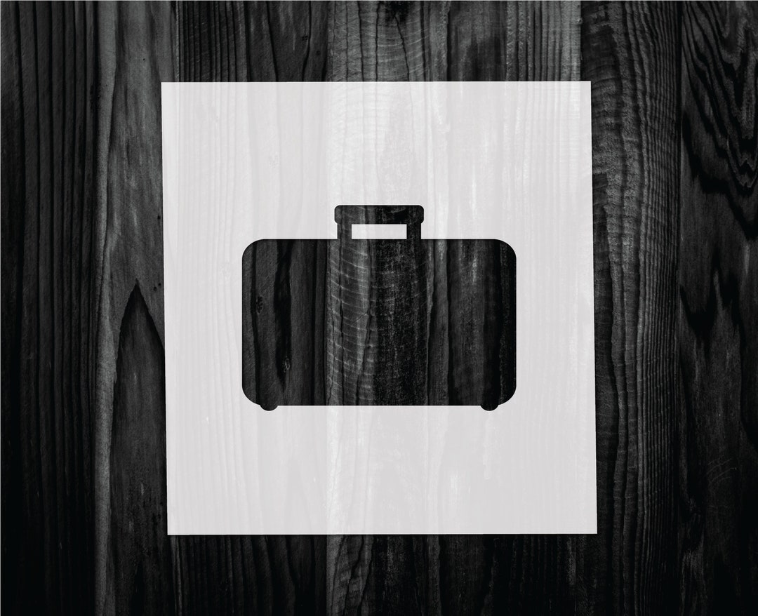 Suitcase Stencil, Mylar Reusable Stencil, Stencil, FAST SHIPPING - Etsy