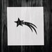 Shooting Star Stencil, Mylar Reusable Stencil, Stencil, FAST SHIPPING ...