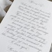 Custom Calligraphy Vows, Quotes, Songs, Poems, Letter Hand Written ...