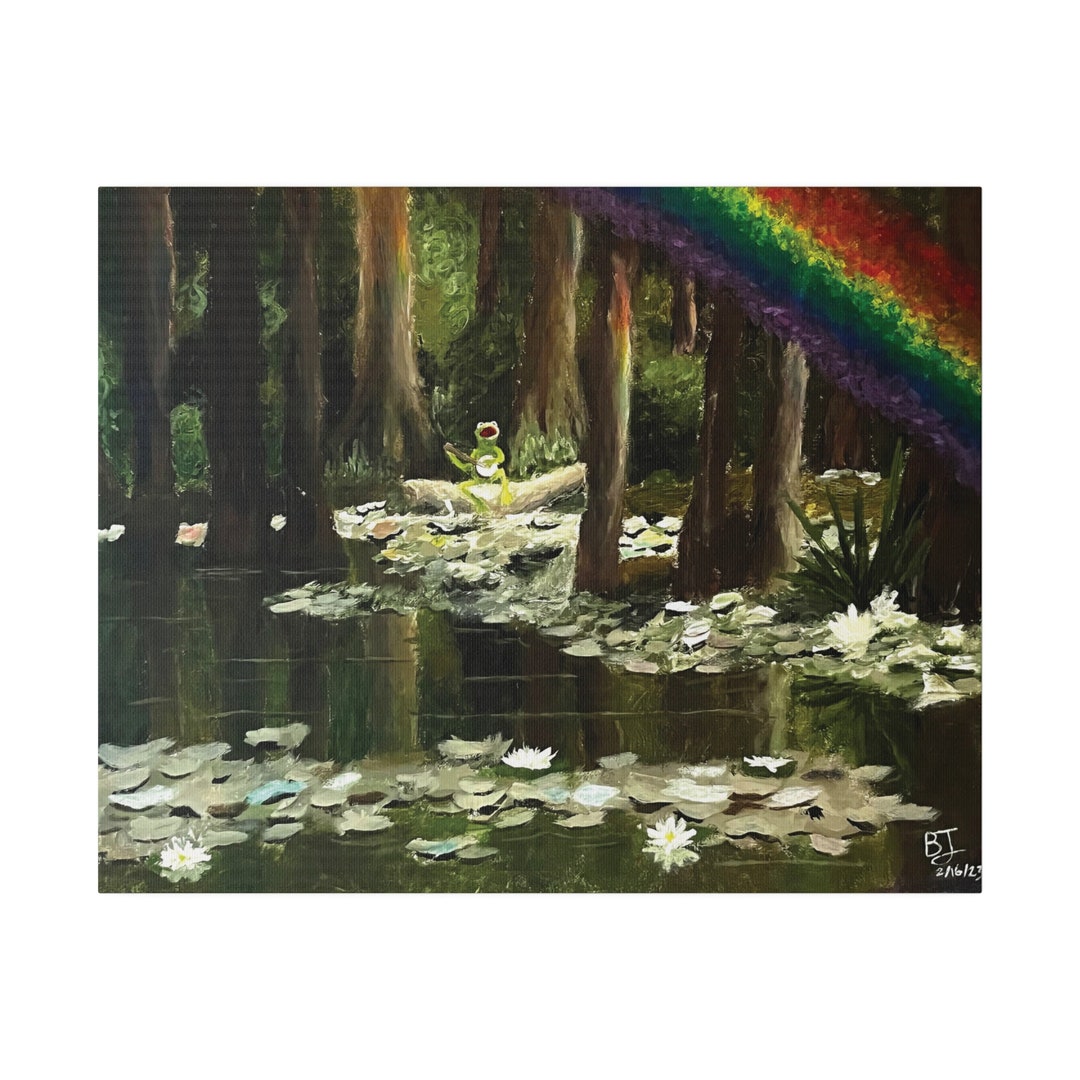 Rainbow Connection Canvas Print | the Muppets | Printed Art | Kermit ...