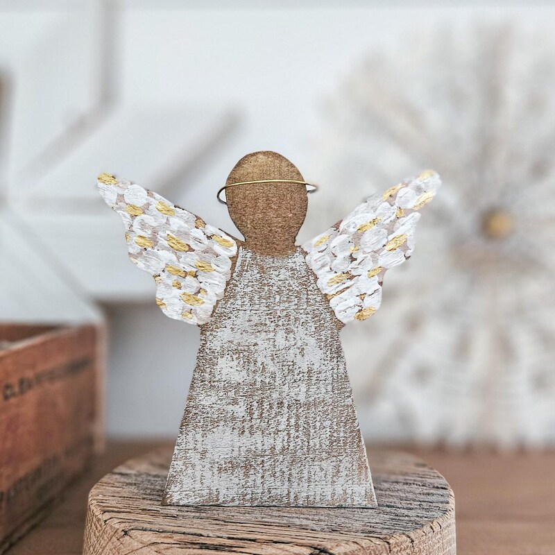 Rustic Wood Angel - Etsy