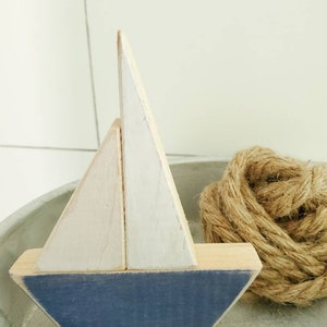 Rustic Wood Sailboat nautical decor sailboat decor | Etsy