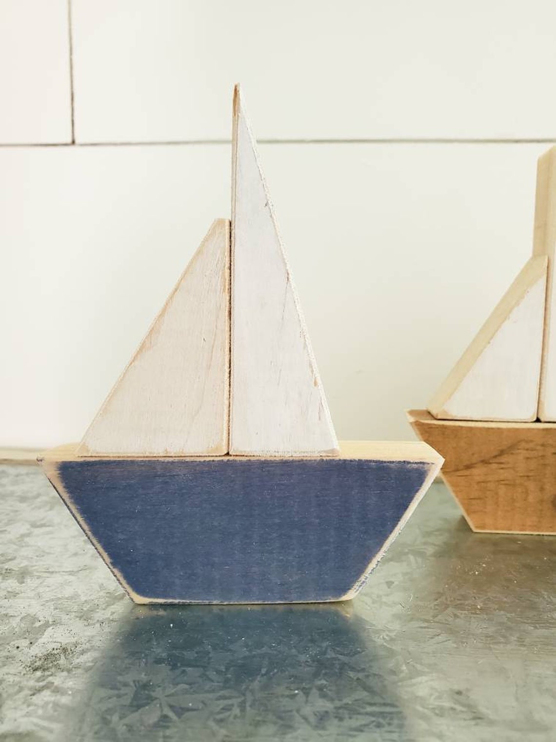 Rustic Wood Sailboat nautical decor sailboat decor | Etsy