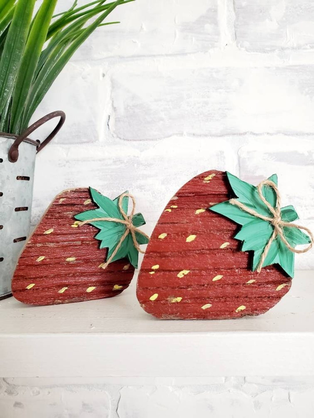 Reclaimed Wood Strawberry, Rustic Strawberry, Wood Strawberry ...