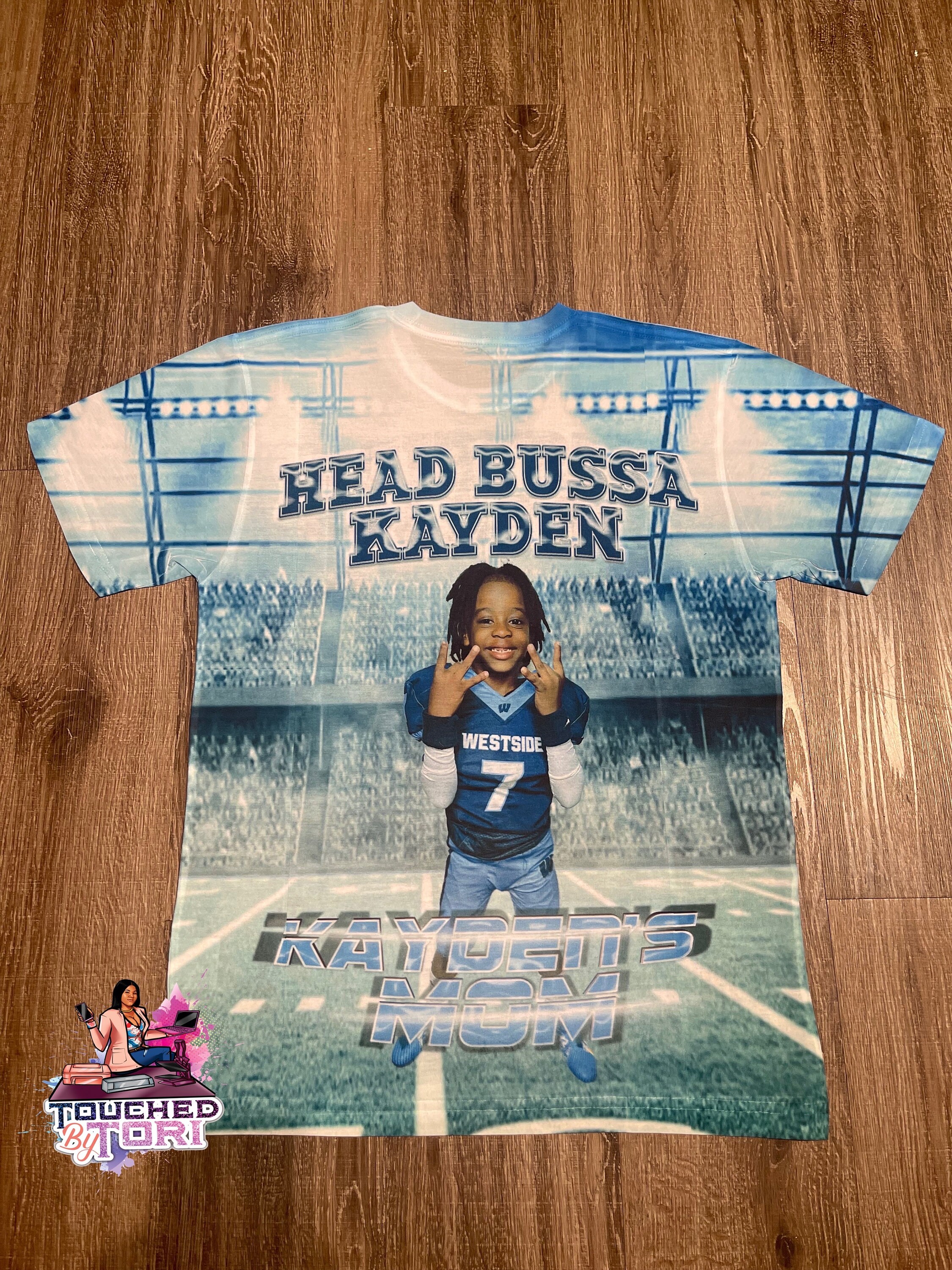 Football All Over T-shirt | 3D T-shirt | Personalized T-shirt | High ...