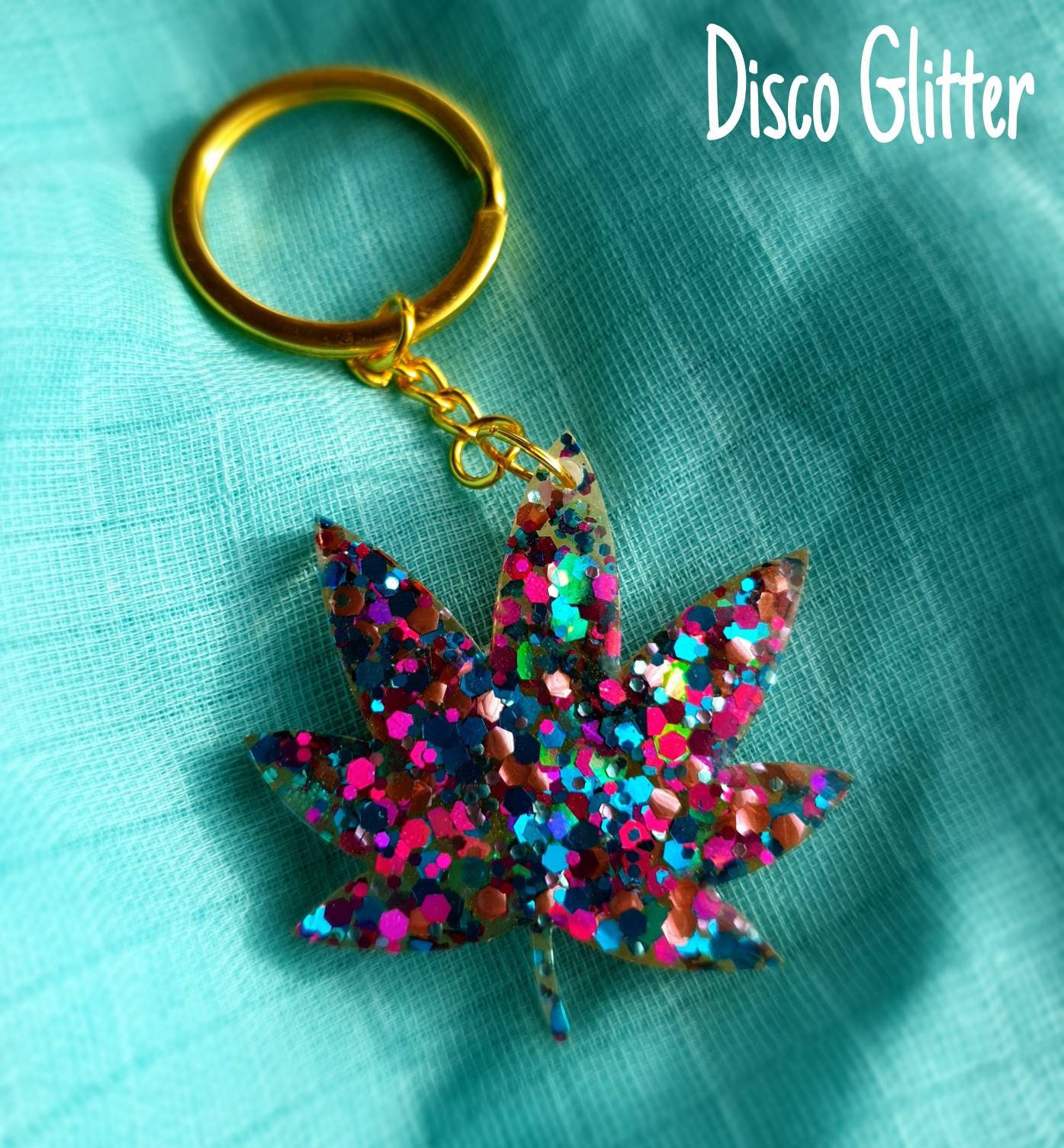 Resin Keychain Pot Leaf Keychain - Etsy