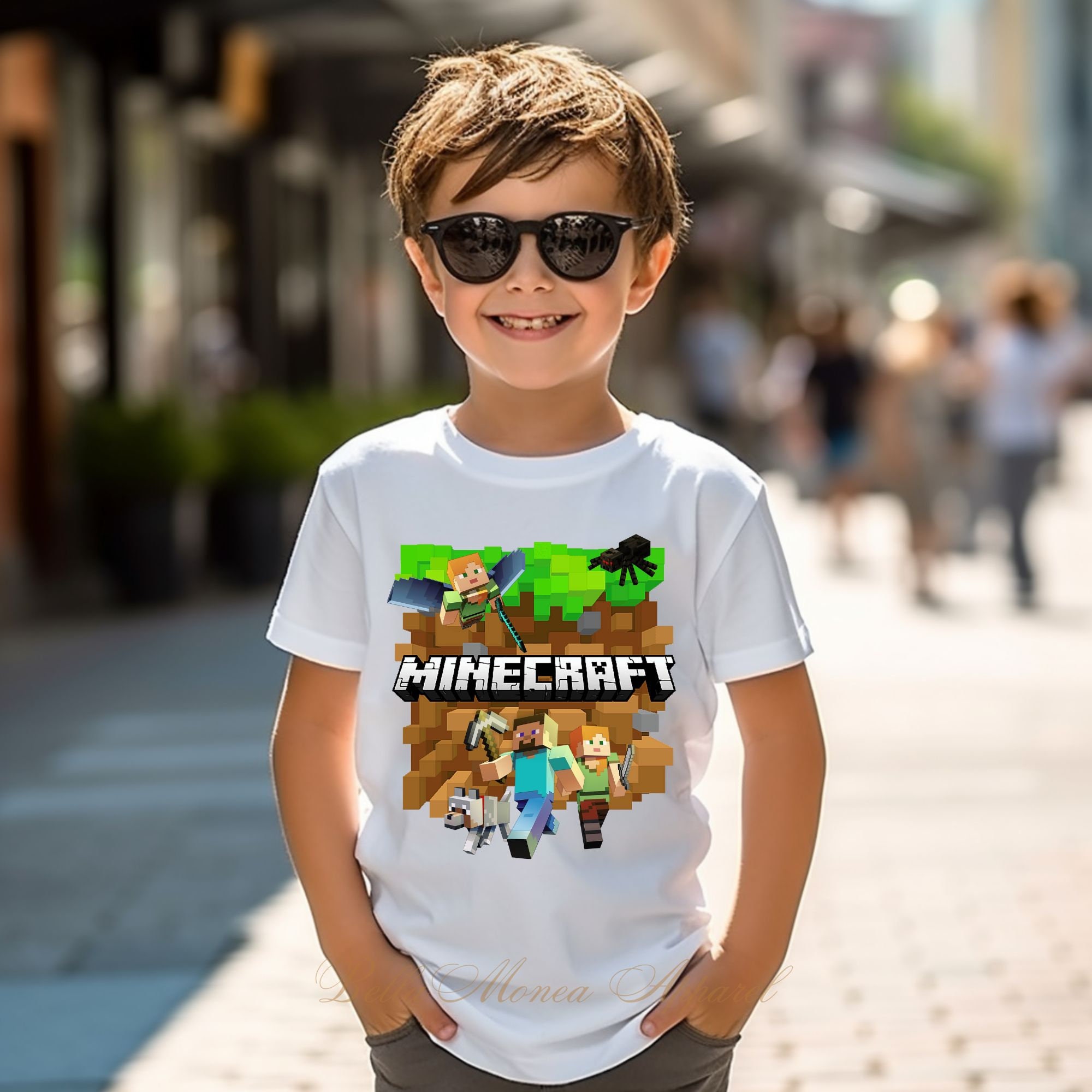 Minecraft Tee, Minecraft Shirt, Kids Minecraft Tee, Minecraft Tshirt ...