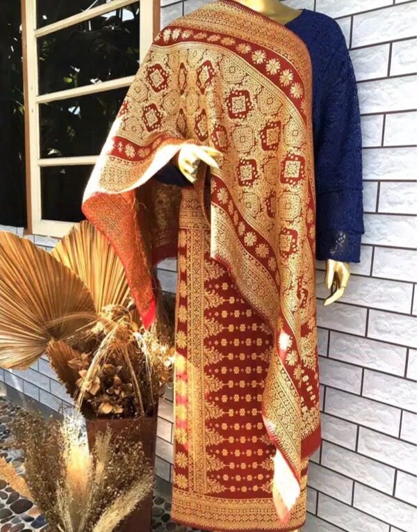 Indonesian Ikat Fabric, Songket Palembang Silk Fabric, Indonesian Silk ...