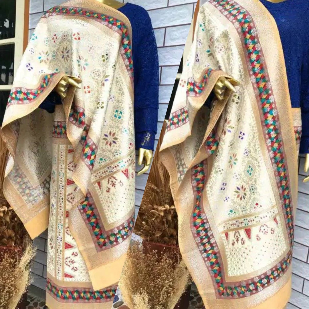 Indonesian Art Fabric Songket Palembang Silk Fabric - Etsy