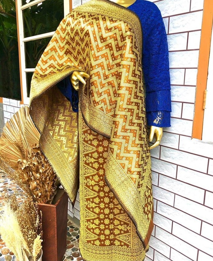 Indonesian Art Fabric Songket Palembang Silk Textile - Etsy