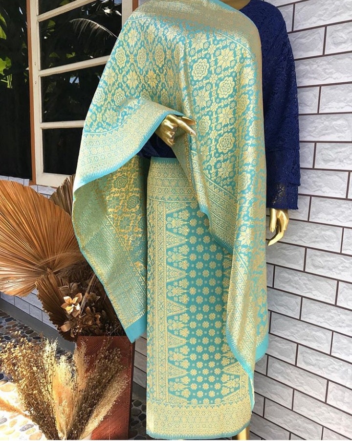 Indonesian Ikat Fabric, Songket Palembang Silk Fabric, Indonesian Silk ...