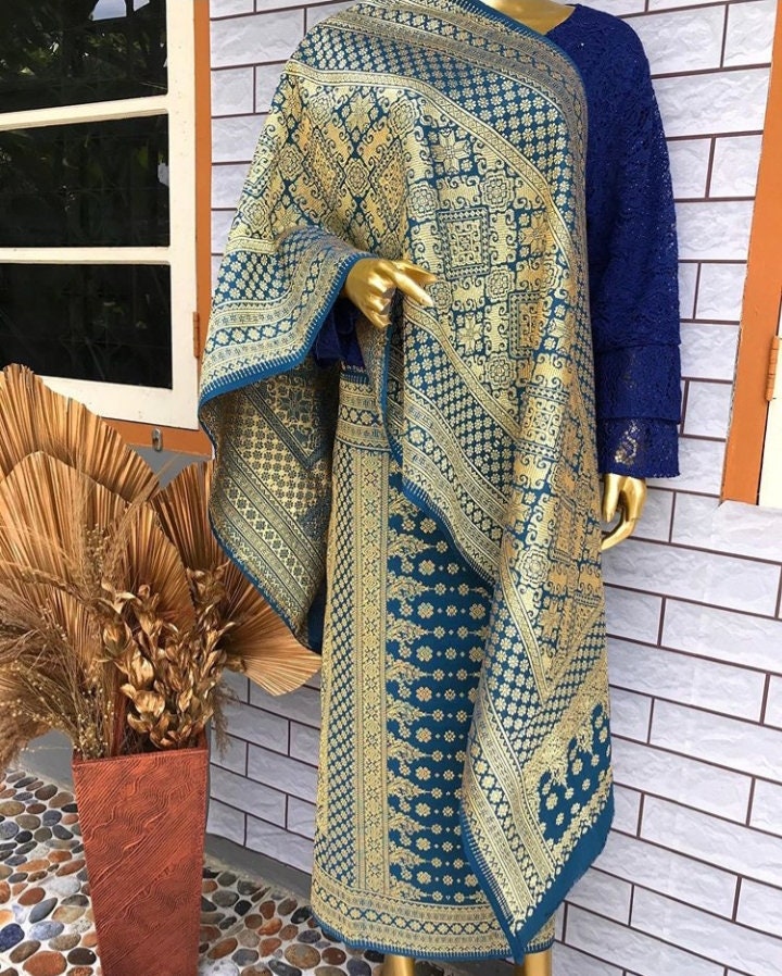 Indonesian Ikat Fabric, Songket Palembang Silk Fabric, Indonesian Silk ...