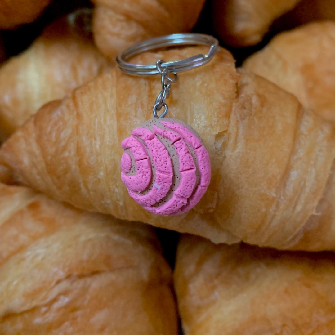 Concha Sweetbread Pan Dulce Mexican Polymer Clay Keychain - Etsy