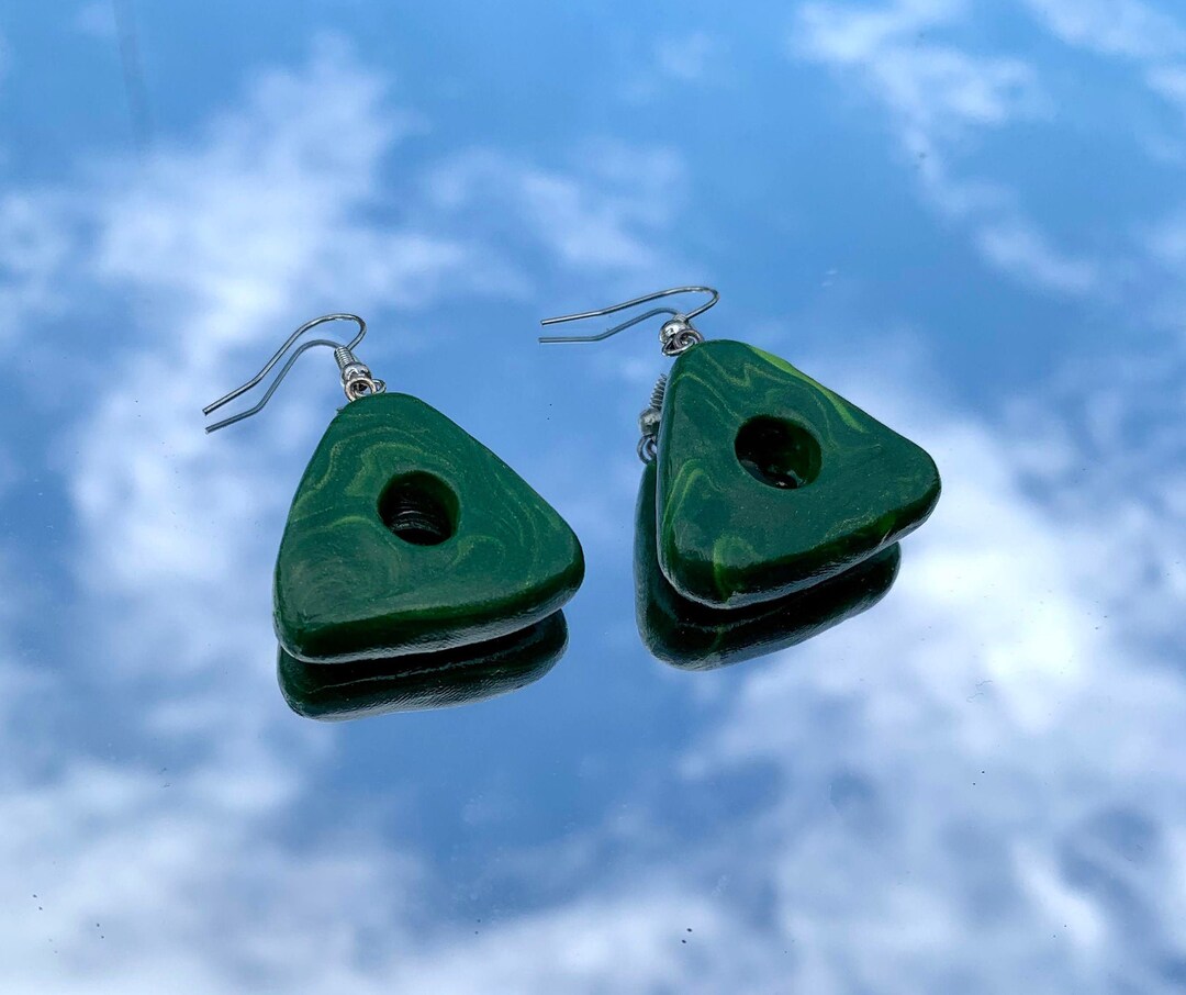 Coraline Seeing Stone Polymer Clay Earrings - Etsy