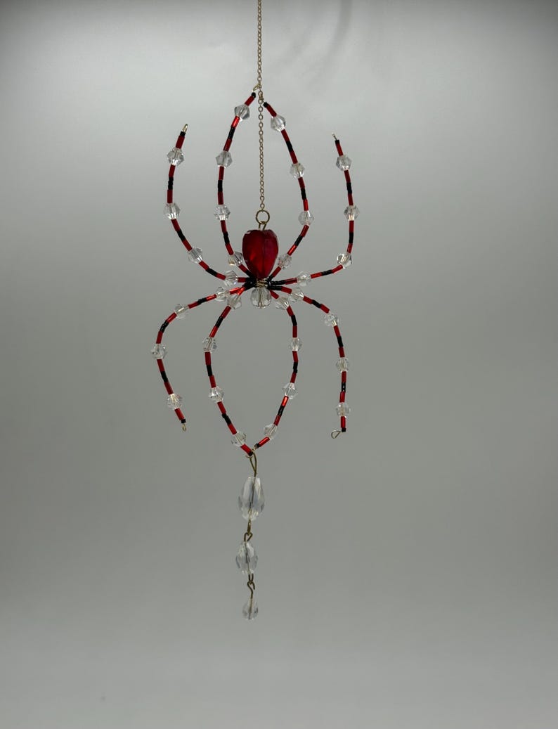 Crystal Spider Suncatcher Ornament Hanging. Halloween Christmas ...