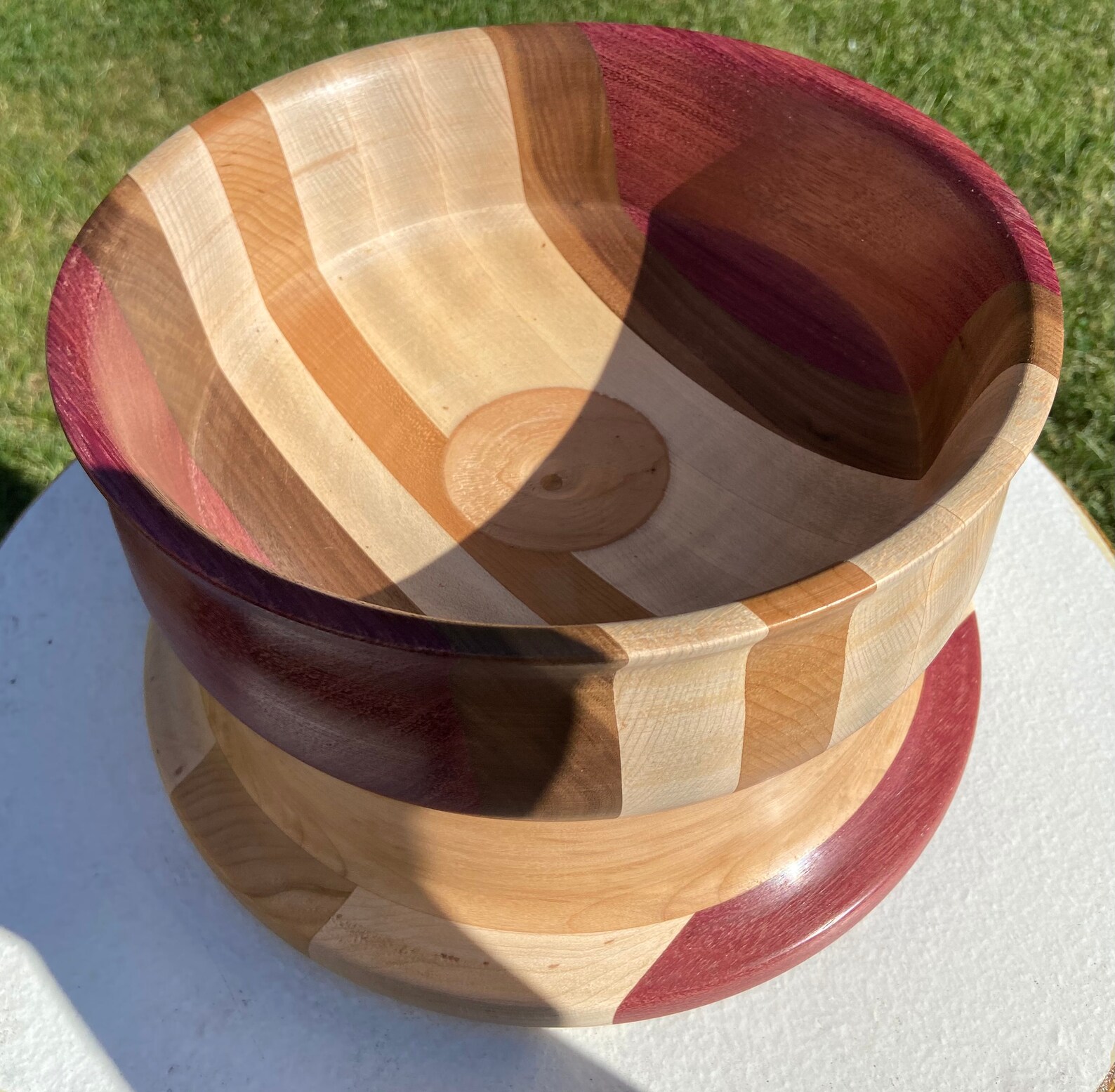 Elegant Hand Turned Custom Solid Wood Bowl - Etsy