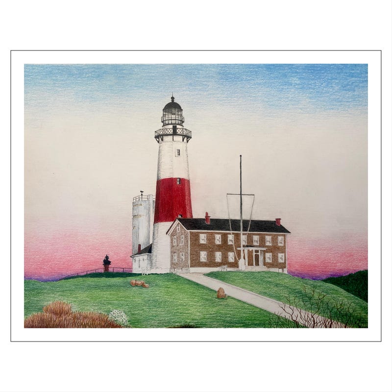 Montauk Drawing Prints - Etsy