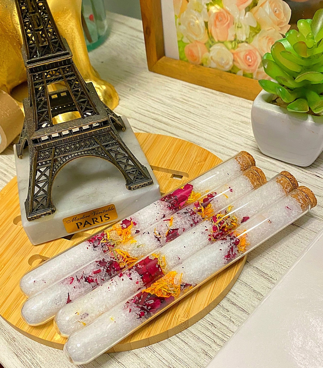 ROSEMARY LAVENDER Test Tube Bath Salts, Party Favors, Wedding Favors ...