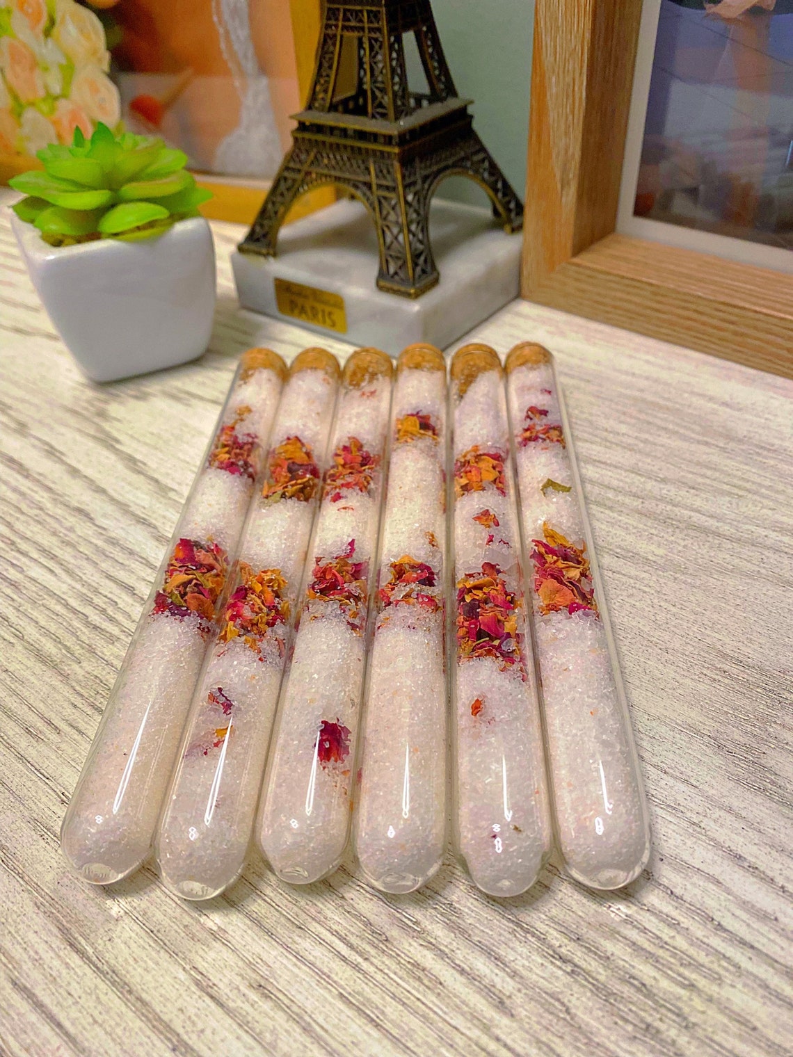 ROSE Test Tube Bath Salts, Party Favors, Wedding Favors, Bridesmaid ...