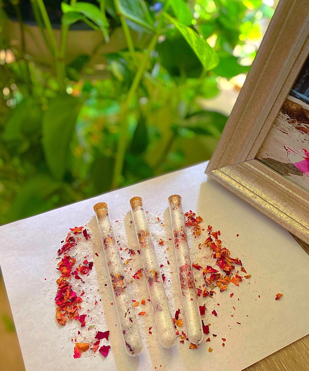 ROSE Test Tube Bath Salts, Party Favors, Wedding Favors, Bridesmaid ...