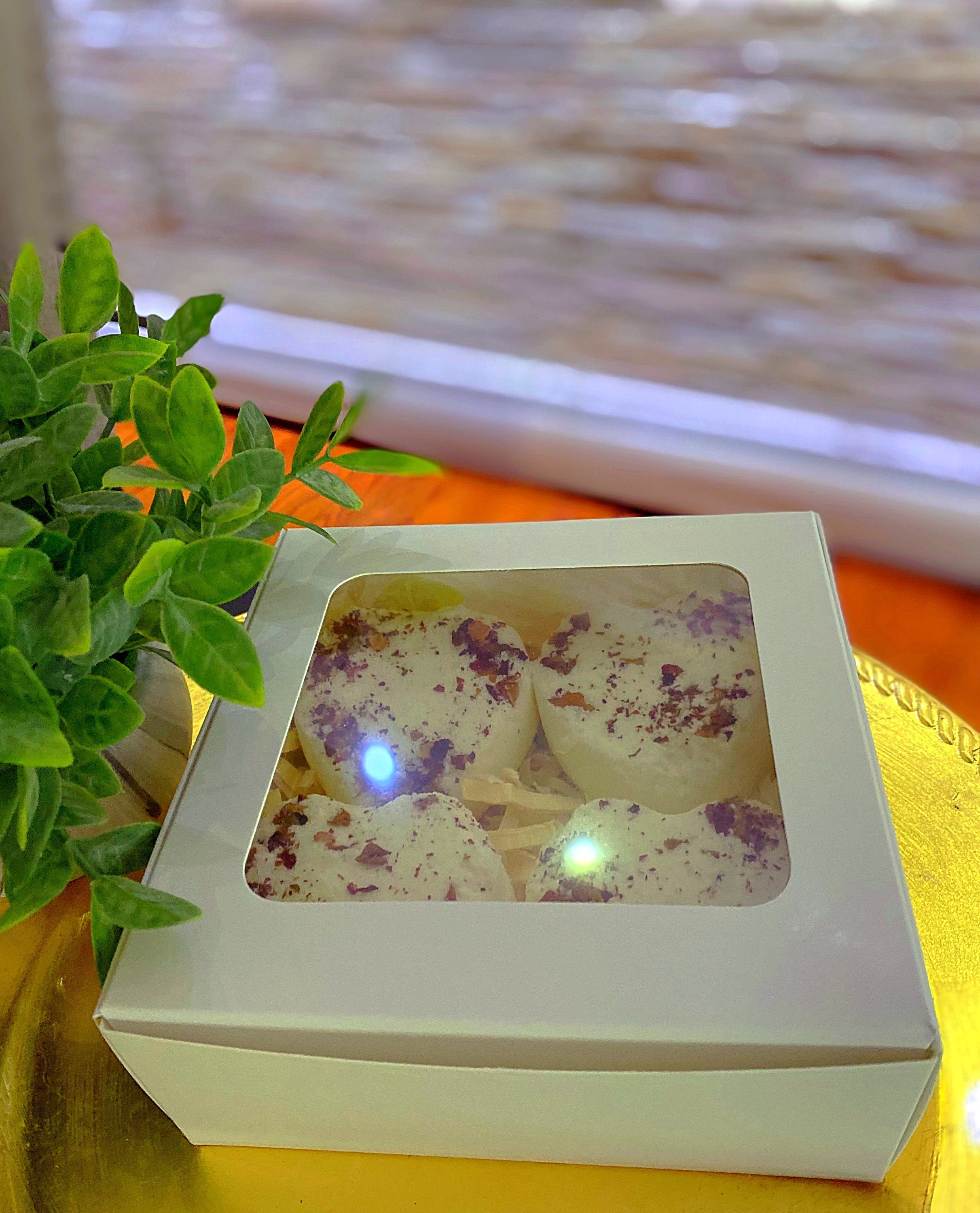 ROSE Bath Bombs, Mother's Day Gift Box, Heart Bath Bomb, Valentines Day ...