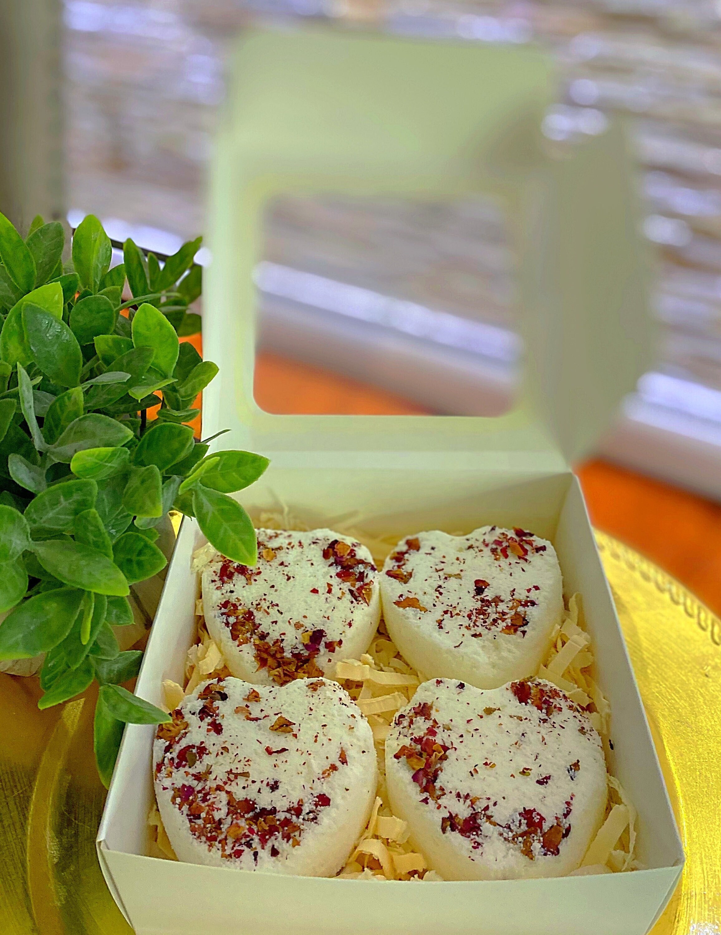 ROSE Bath Bombs, Mother's Day Gift Box, Heart Bath Bomb, Valentines Day ...