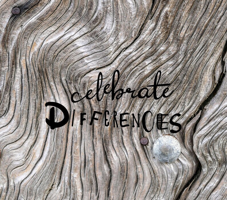 Celebrate Differences SVGPNGJPEG - Etsy
