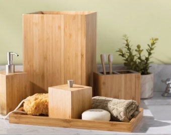 5 Piece Bath Set | Etsy