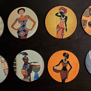 Elevate Your Table Setting With Authentic African Themed Table Coasters ...