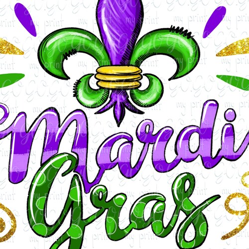 Mardi Gras Svg Unicorn Svg Fleur De Lis Svg Fat Tuesday - Etsy