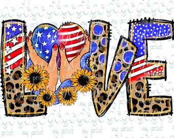 USA Patriotic Glitter Flag Memorial Day July 4th Fourth of - Etsy