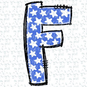 Alphabet Png Files Doodle Letters Png Bundle Hand Drawn Alpha Pack ...