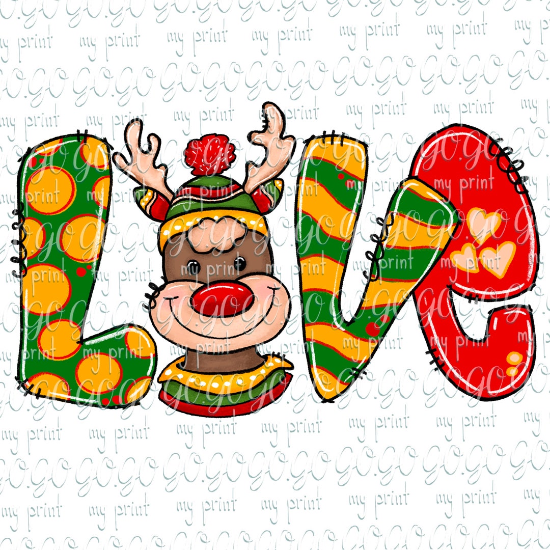 Christmas Png Files Reindeer Png Reindeer Boy Png Love Christmas ...