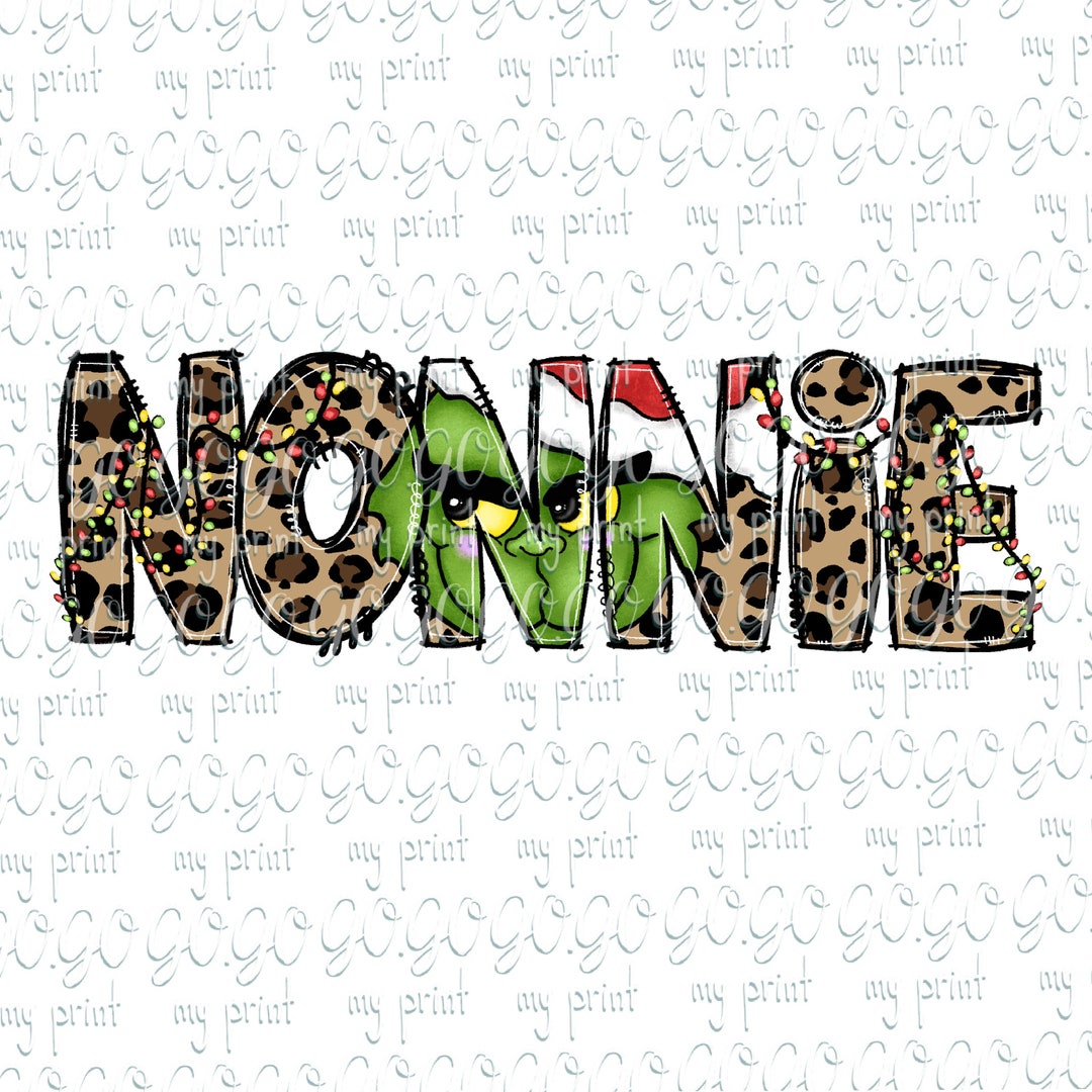 Christmas Png Files Leopard Nonnie Png Mean Green One Grin Face ...
