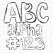 Alphabet Png Files Letters With Transparent Inside PNG SVG EPS Digital ...