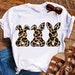 Easter Sublimation Png, Easter Bunny Png, Leopard Bunny Trio Silhouette ...