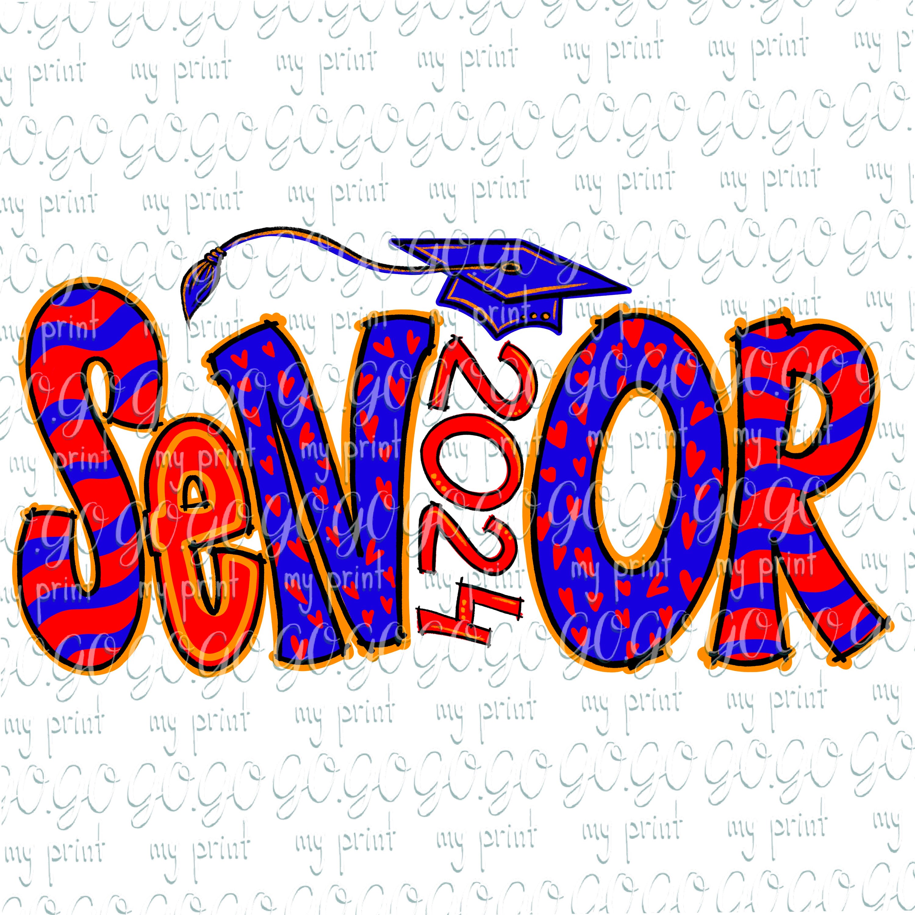 Senior png Senior 2024 png Clase de 2024 diseños de - Etsy México