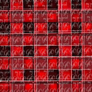 Red Buffalo Plaid Digital Paper Christmas Plaid Sublimation Background ...