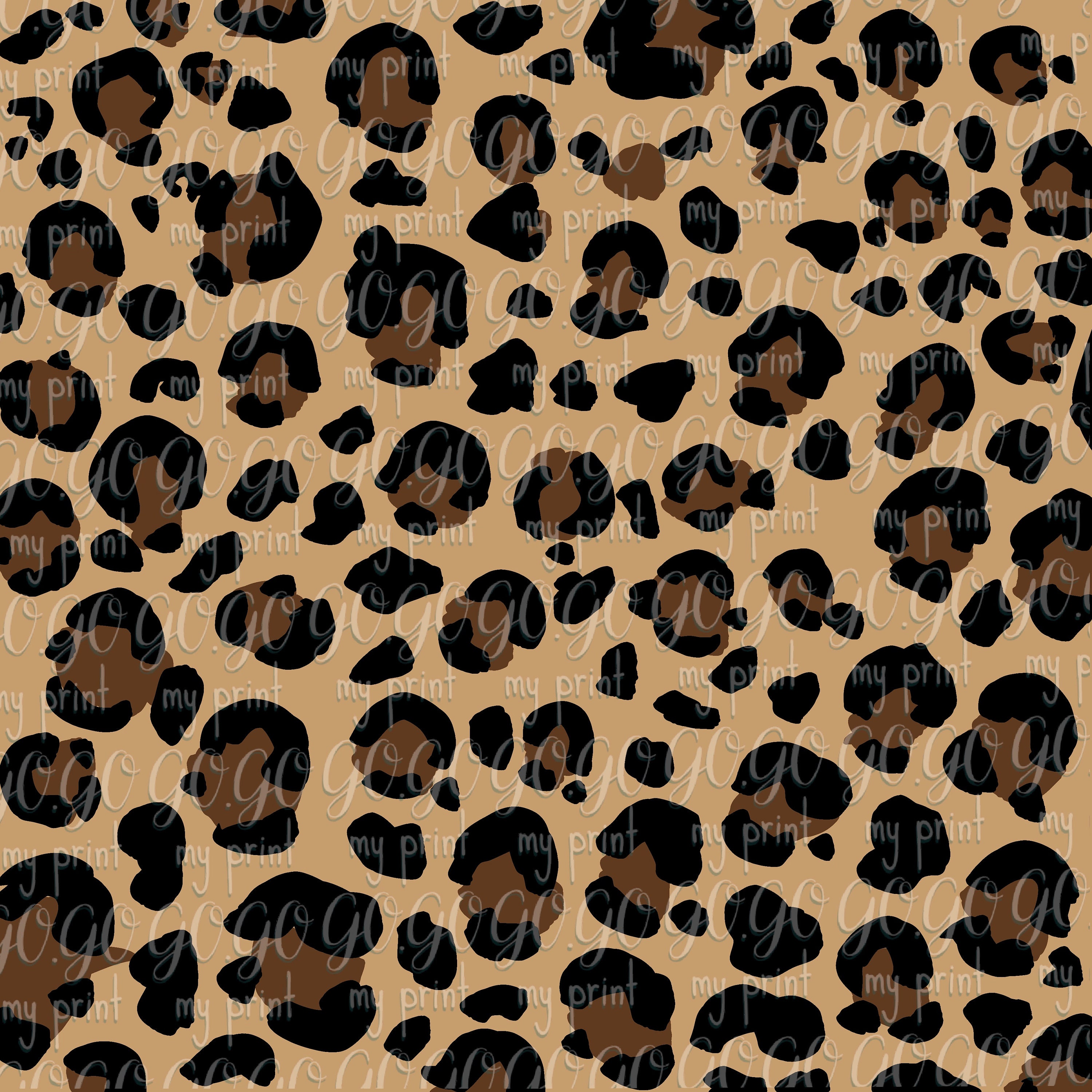 Seamless Files Cheetah Background Png Leopard Background Sublimation ...