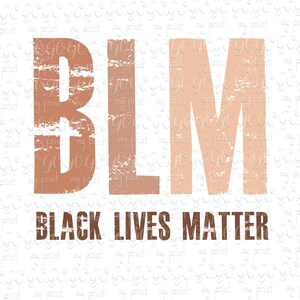 Blm PNG Juneteenth Png Black Lives Matter Sublimation Designs Hand ...