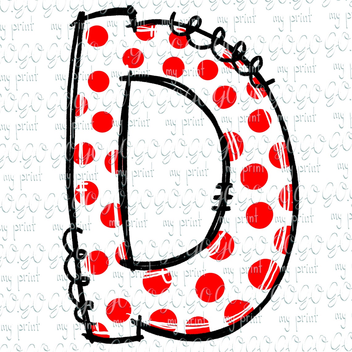 Alphabet Png Files Red White Pattern Fill Png Clipart Bundle Alphabet ...