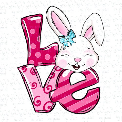 Peeps Png Easter Bunny Sublimation Designs Cute Easter - Etsy