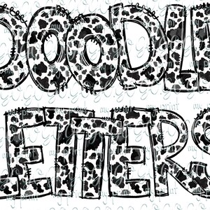 Alphabet Png Files Hand Drawn Doodle Font Western Letters Alphabet ...