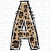 Alphabet Png Files Leopard Doodle Letters Cheetah Letters Png Hand ...