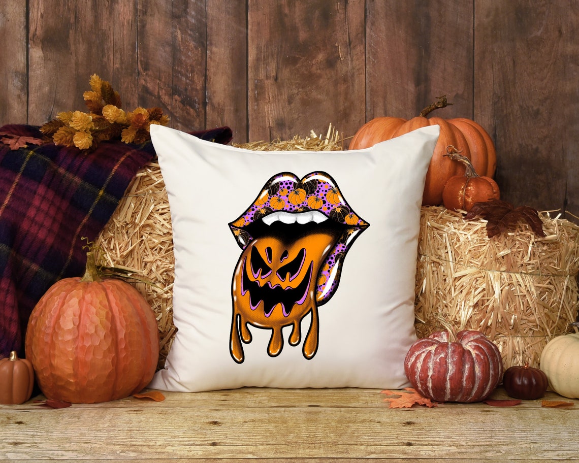 Halloween Png Halloween Lips Png Pumpkin Lips Fall Sublimation Designs ...