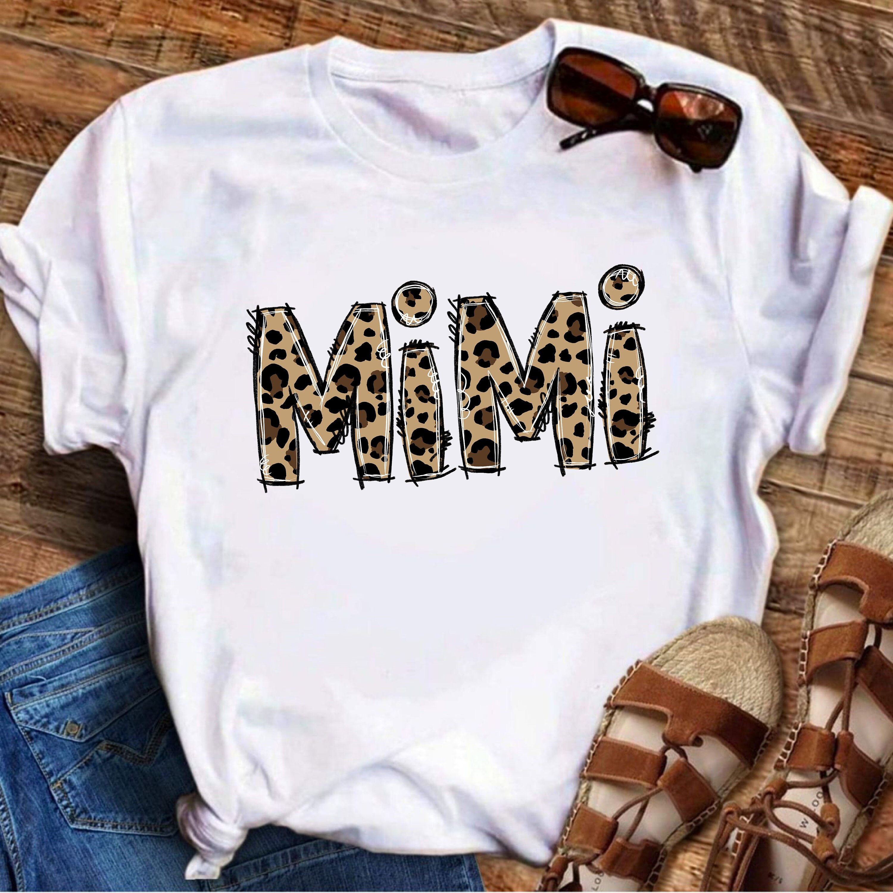Leopard Mimi Png for Sublimation Designs Downloads Mimi Leopard Shirt ...