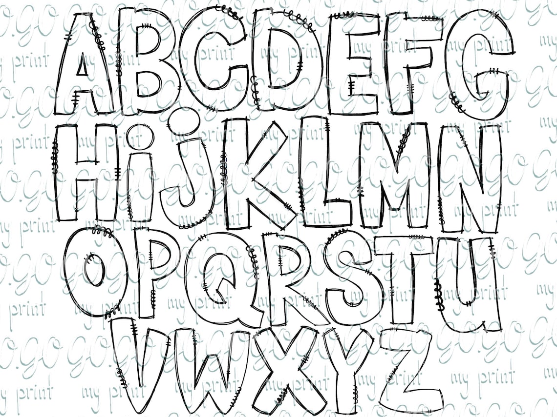 Alphabet Png Files With Transparent Inside Bundle PNG, SVG Dxf EPS Pdf ...