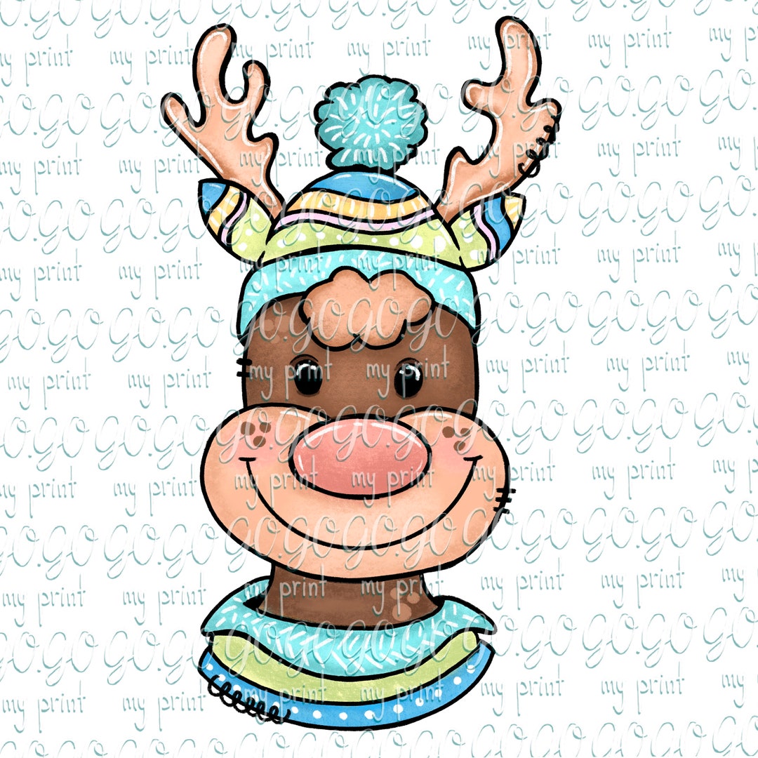 Christmas Png Files Reindeer Boy Christmas Sublimation Design Download ...