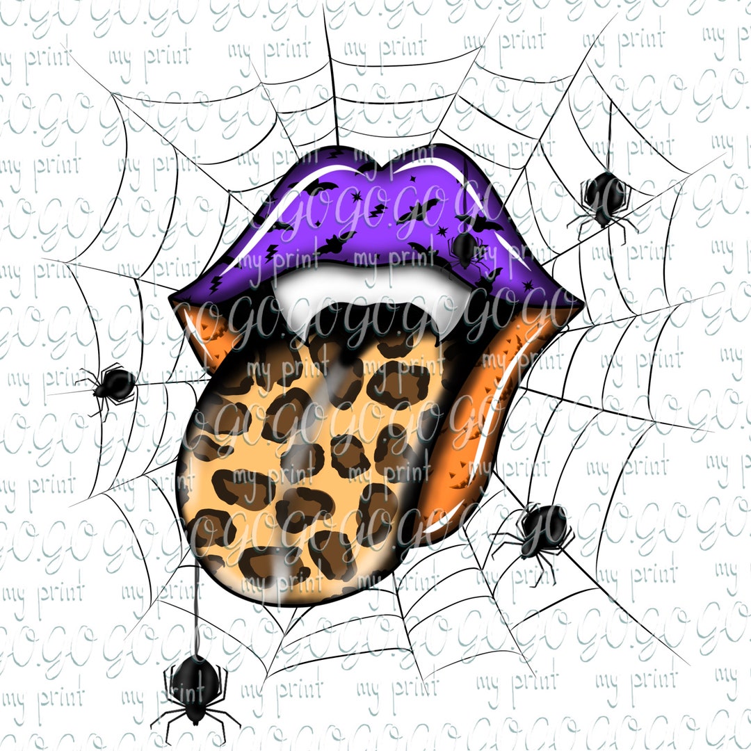 Halloween Png for Shirts Halloween Lips and Spiders, Halloween ...