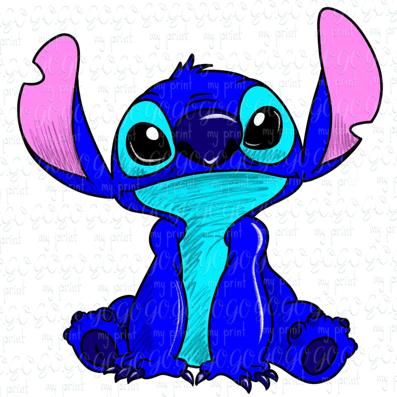 Stitch Sublimation Png Designs Downloads Stitch Png | Etsy